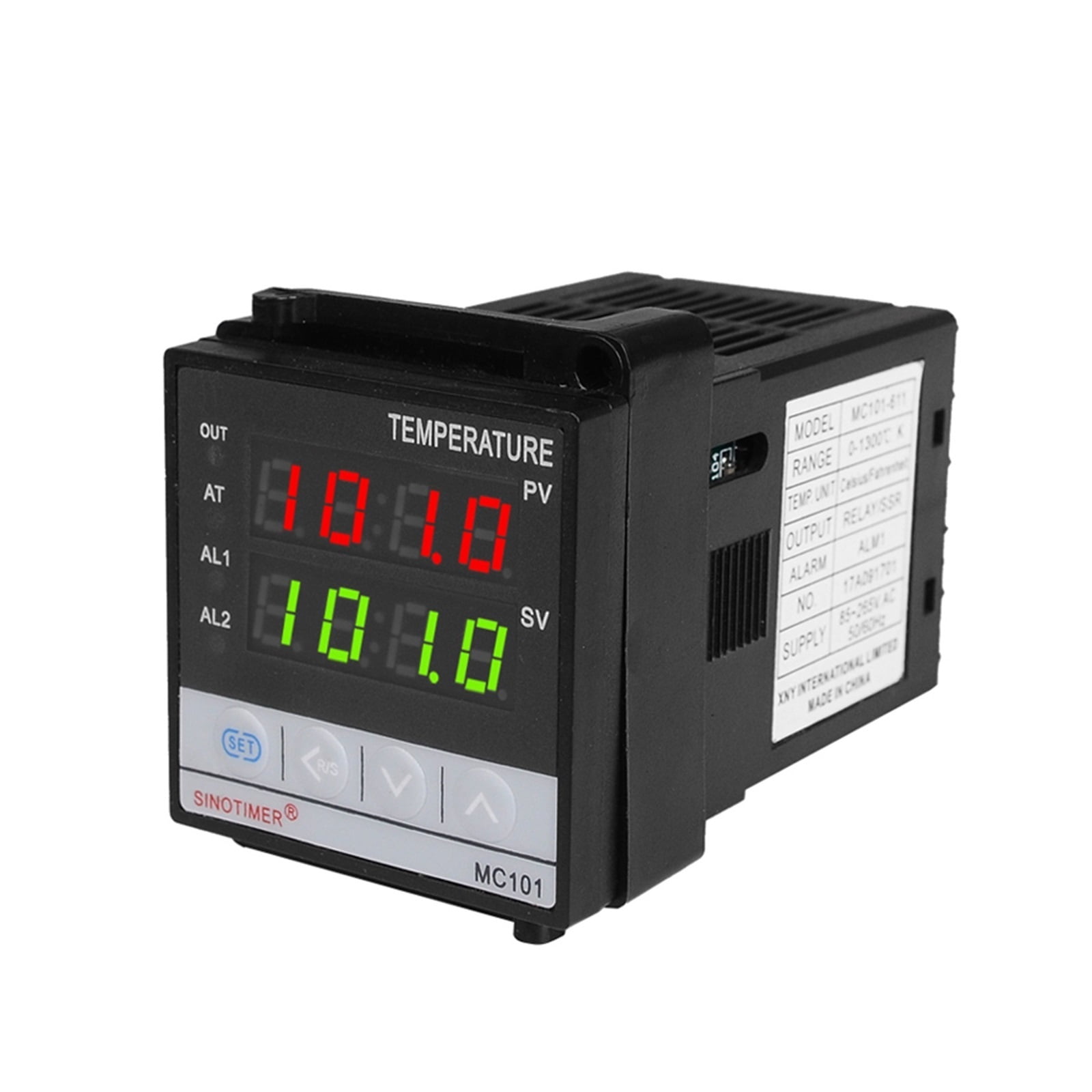 85~265V K Thermocouple Input ,SSR+Relay Output PID Digital Temperature Controller Thermostat ...