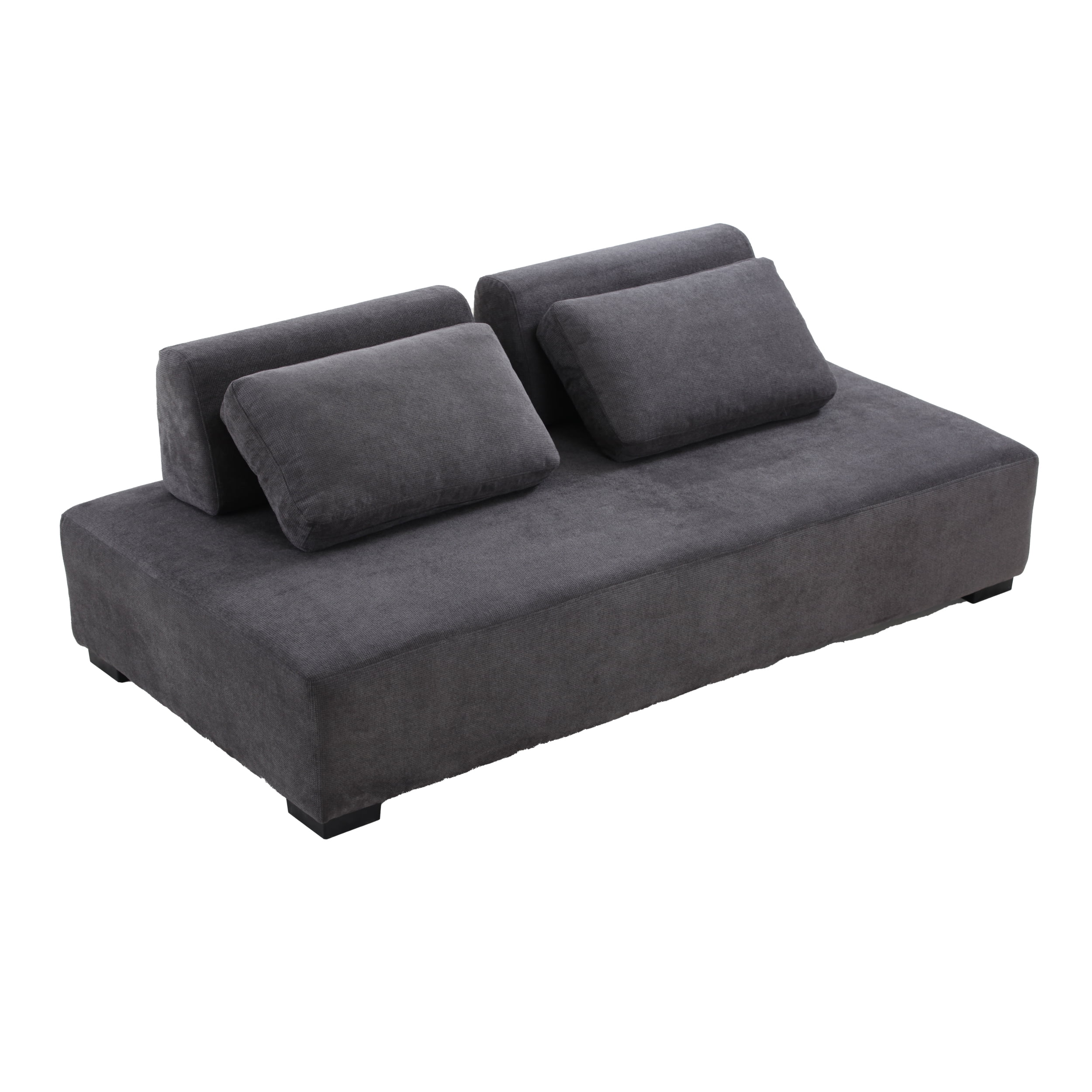85.4" Minimalist Sofa 3-Seater Couch for Apartment, Business Lounge ...