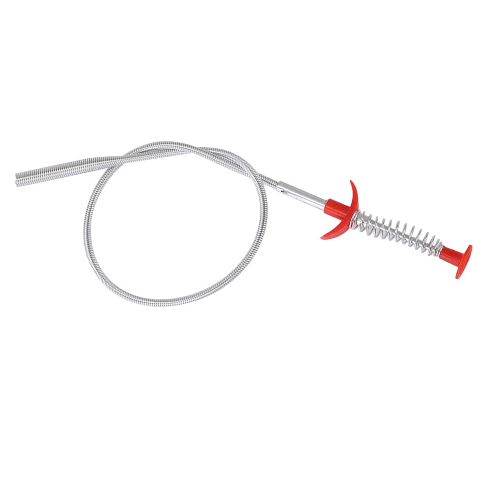 85 Cm Plumbing Tools Drain Cleaner Snake Bottom Grip Design Drain Pipe ...