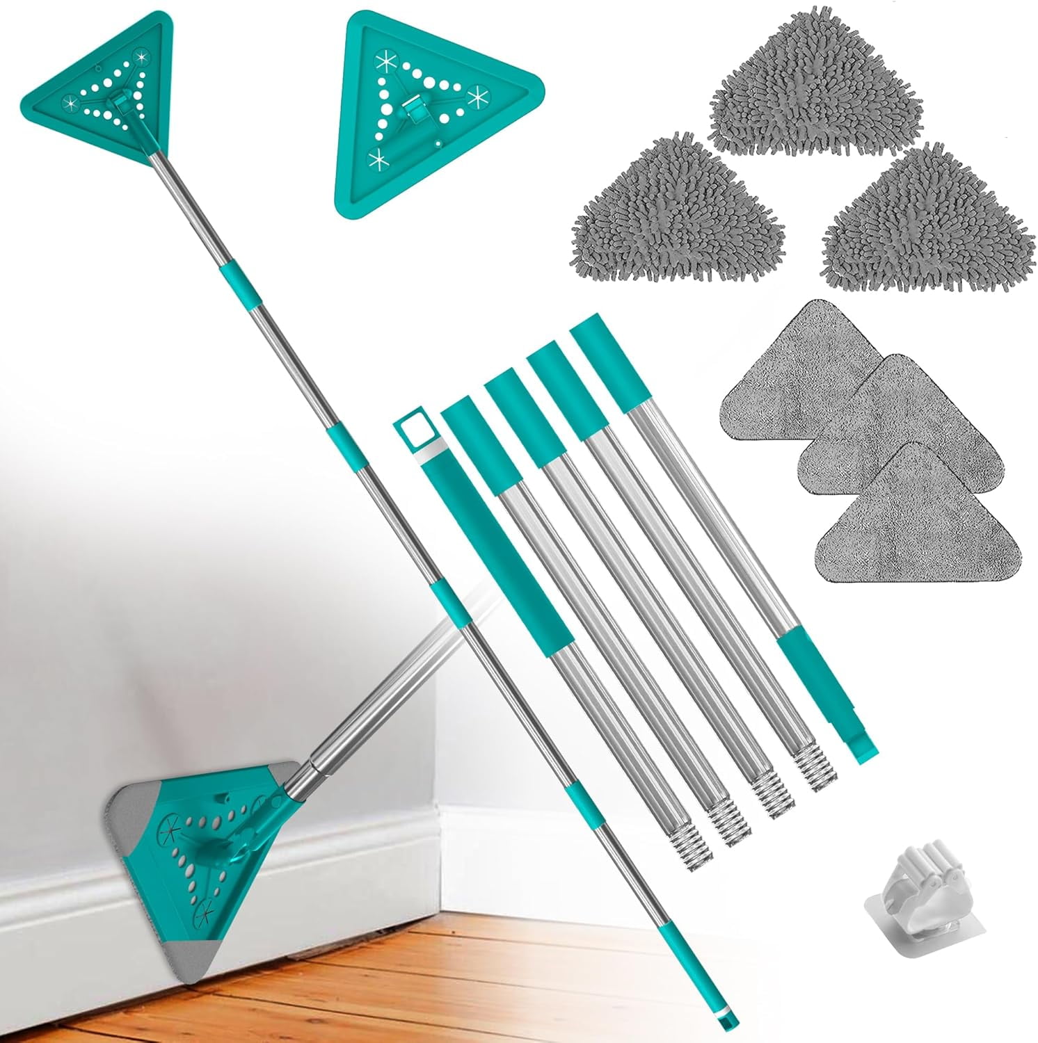 85" Extendable Wall Cleaner Mop - 360° Rotatable Ceiling Cleaner ...