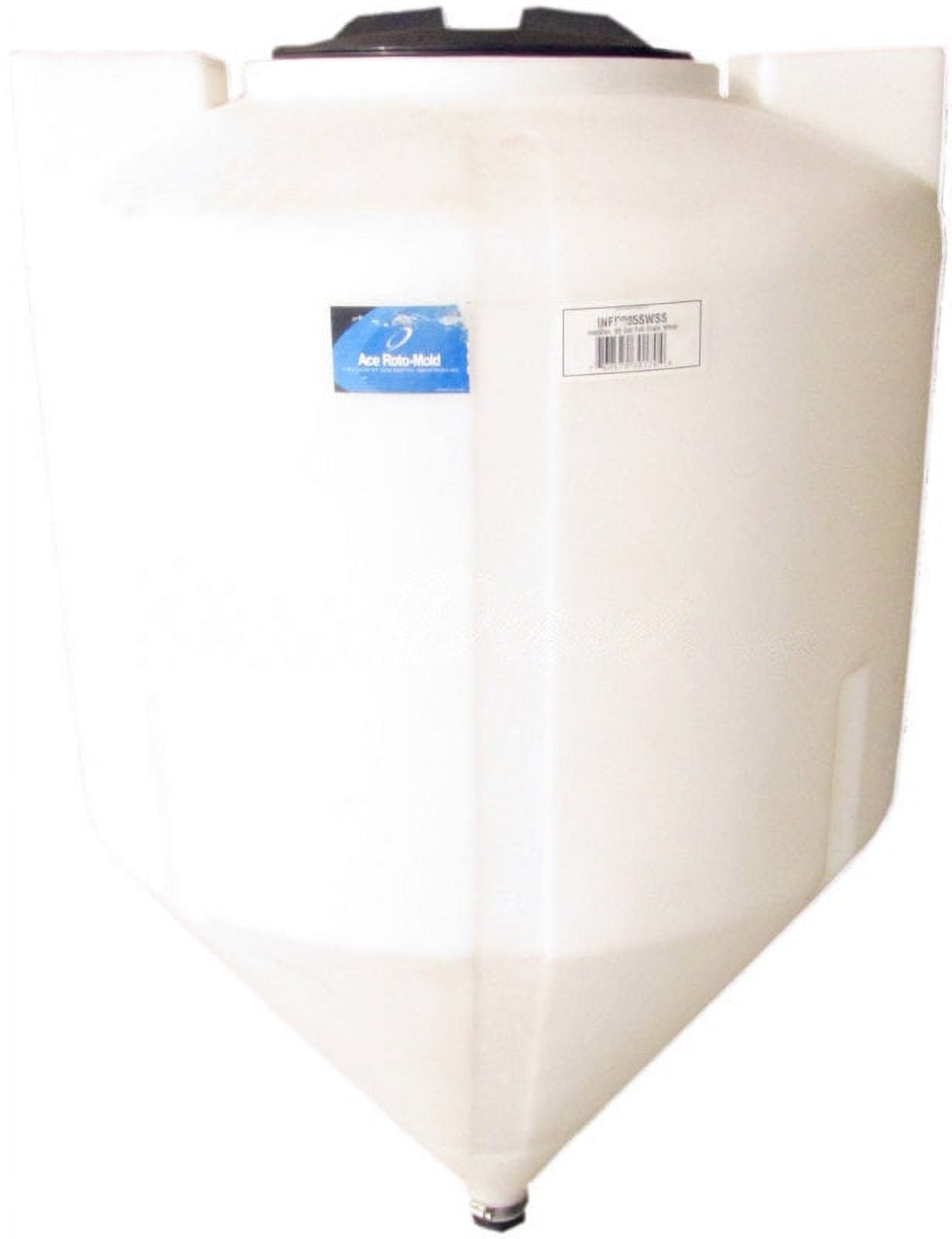 85 Gallon Full Drain Cone Bottom Inductor Tank (no stand) Water ...