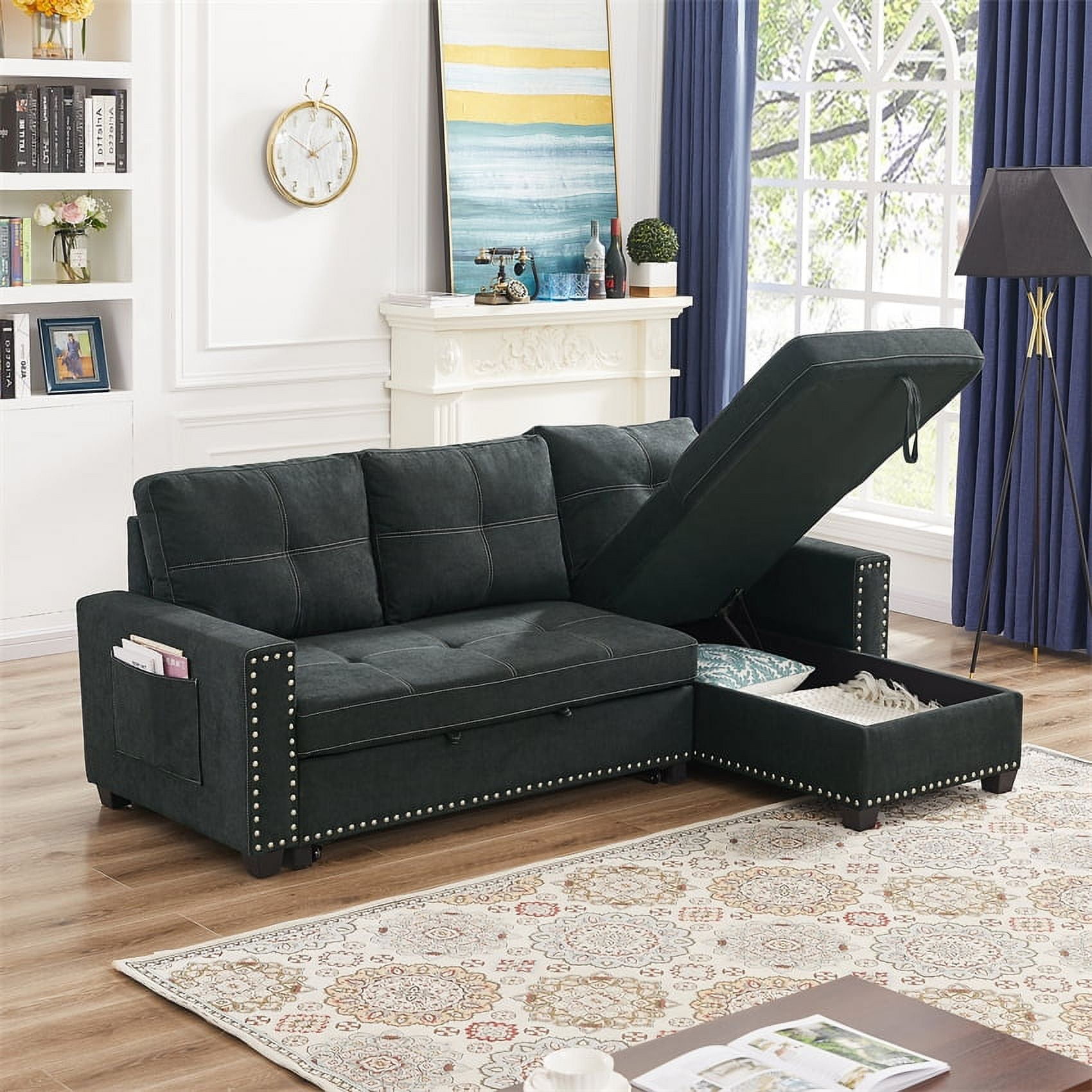 Sofa Bed Sectional Couch With Storage | Cabinets Matttroy