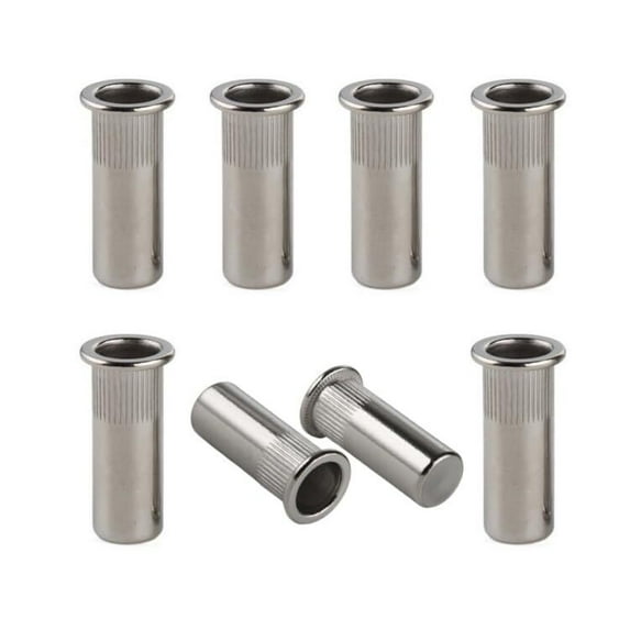 85 Pack Sealed Rivet Nuts, Flat Head Waterproof Blind Closed End ...