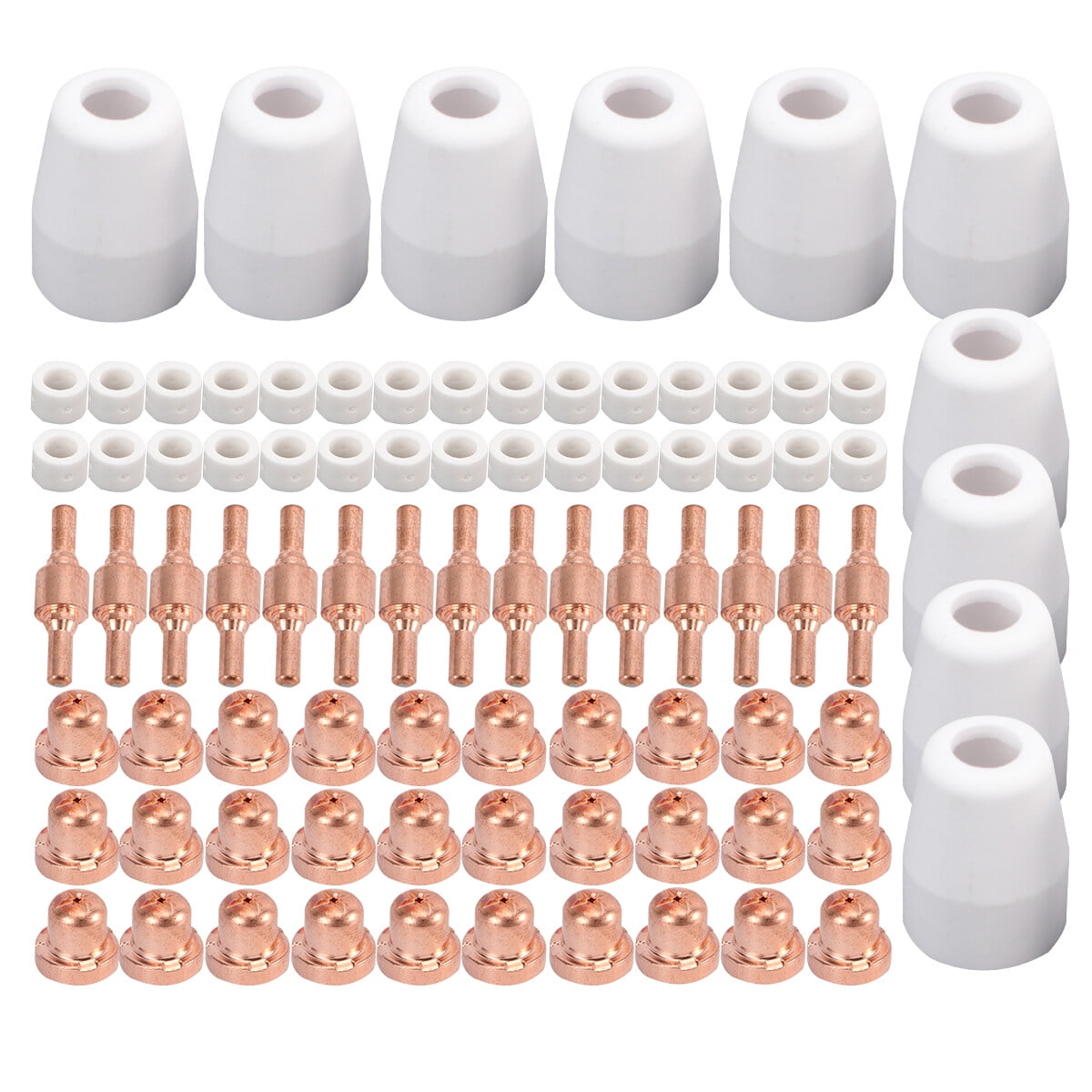 85 Pcs Plasma Tips Cutter & Nozzles Thumb Four-string Cover Glasses ...