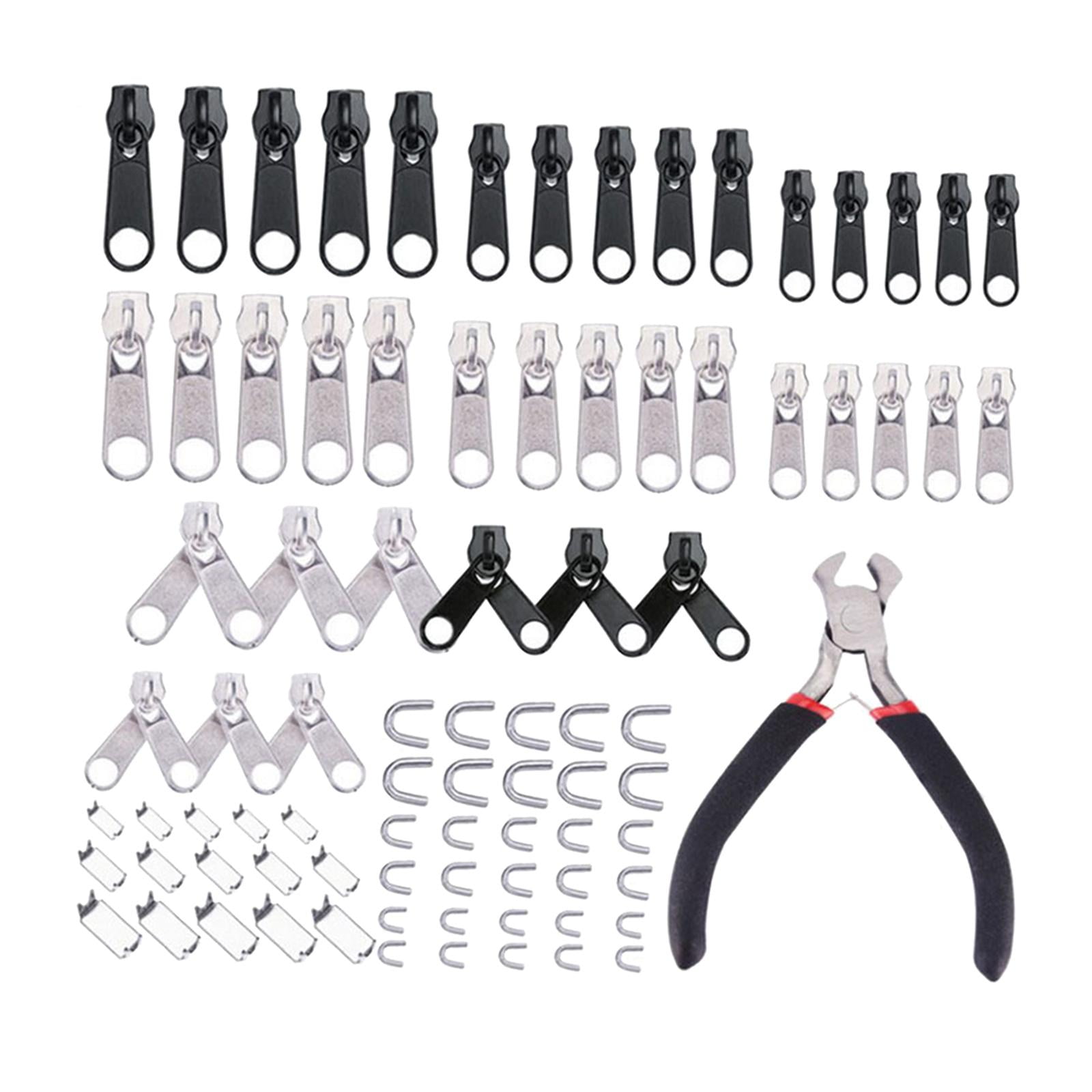 85 Pieces Zipper Repment Repair with Zipper Install Pliers Tool and ...