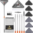 85" Wall Mop Cleaner with Long Handle and Stainless Steel Hook - 180 ...