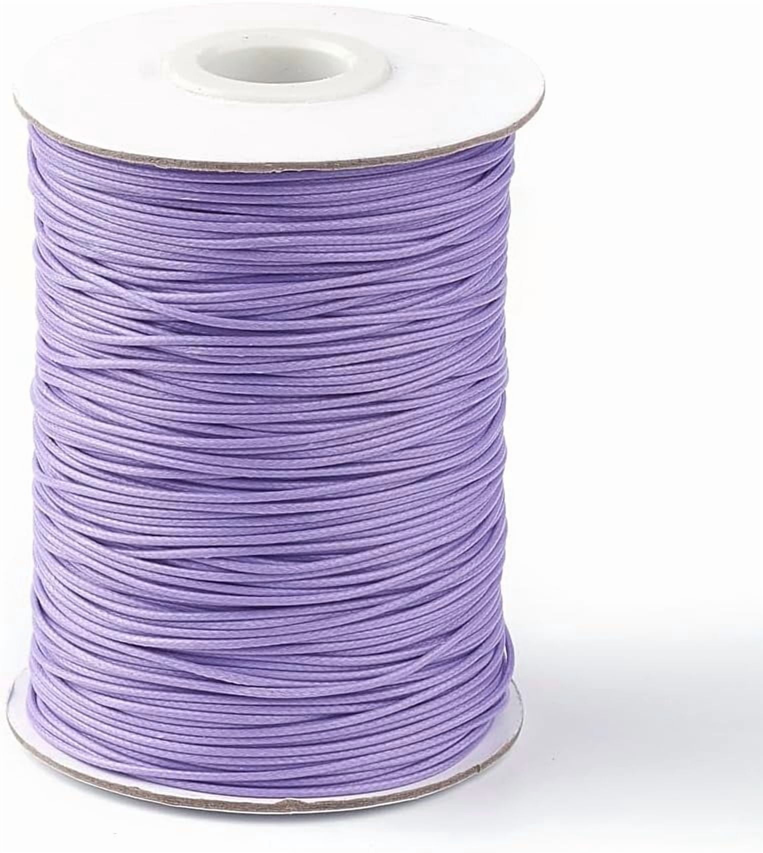 85 Yards Waxed Polyester Cord Waxed Thread Bracelet Cord Wax String ...