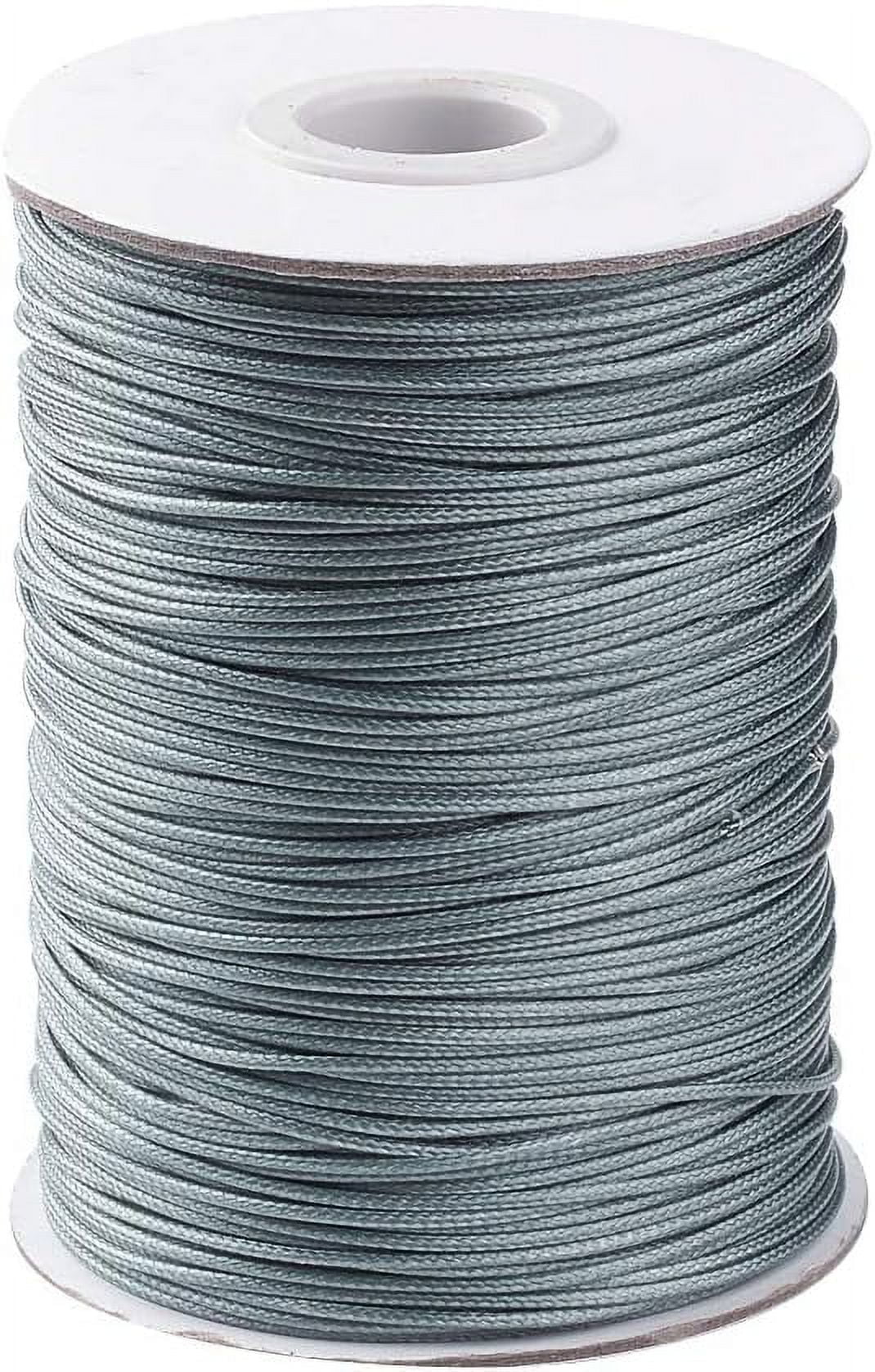 85 Yards roll 1mm Korean Waxed Polyester Cord Waxed Cord Thread Beading ...
