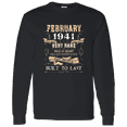 85 Years Old 85Th Birthday Vintage February 1941 Long Sleeve Shirt ...