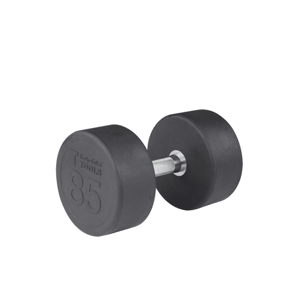 85 lb. Premium Round Rubber Dumbbell - Walmart.com