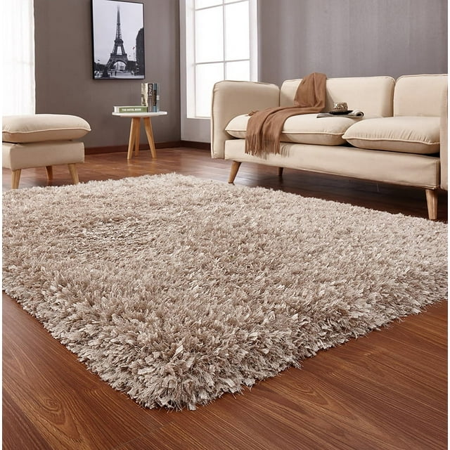85"x60" Ultra Soft Fluffy Rugs, Indoor Modern Shag Area Rugs, Fluffy ...