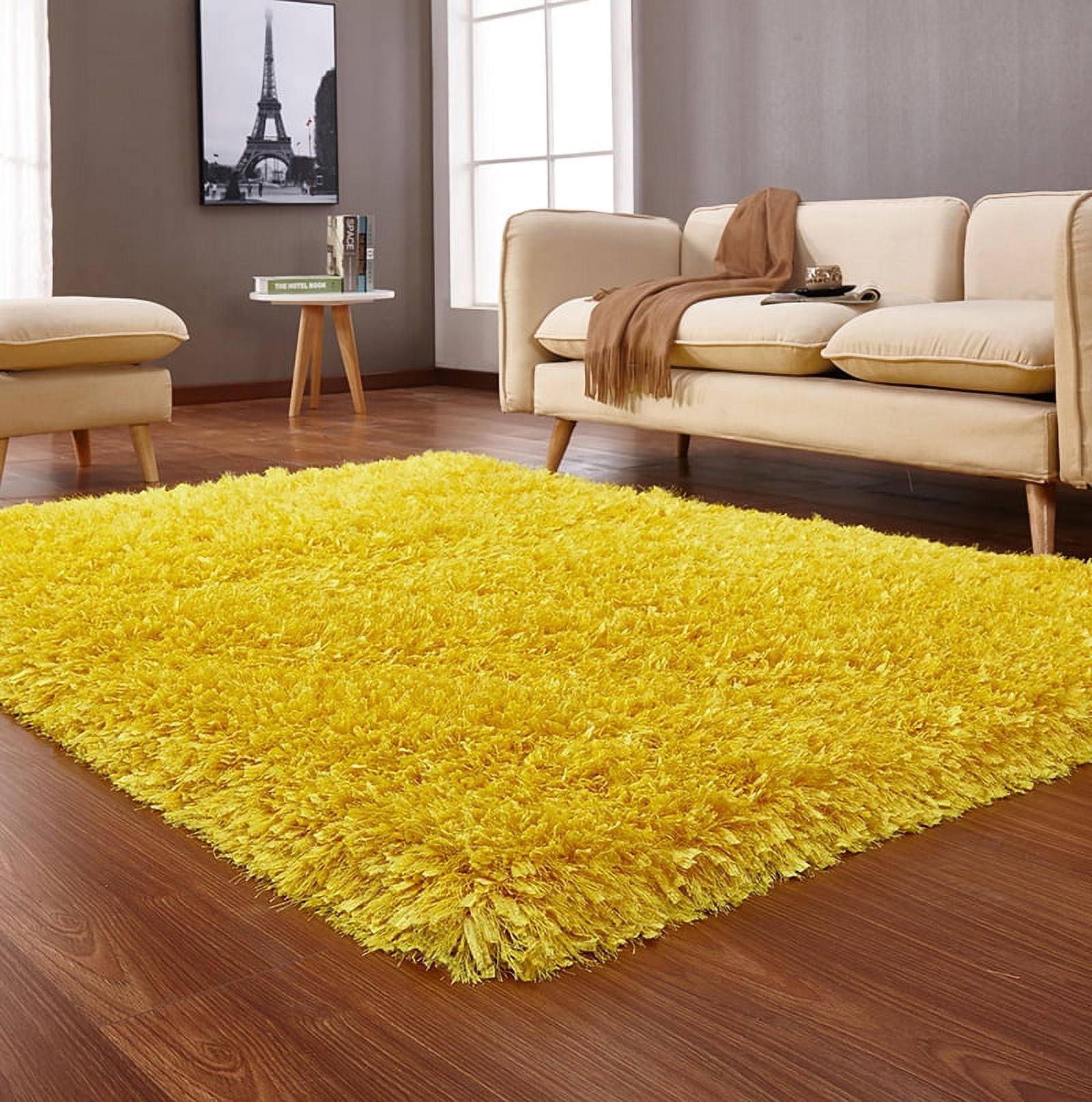 85"x60" Ultra Soft Fluffy Rugs, Indoor Modern Shag Area Rugs, Fluffy ...