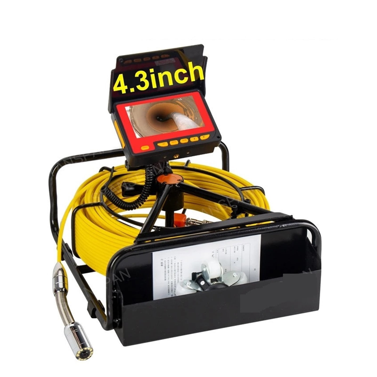 8500mAh Battery Capacity HD DVR Pipeline Camera 16GB Card IP68 ...