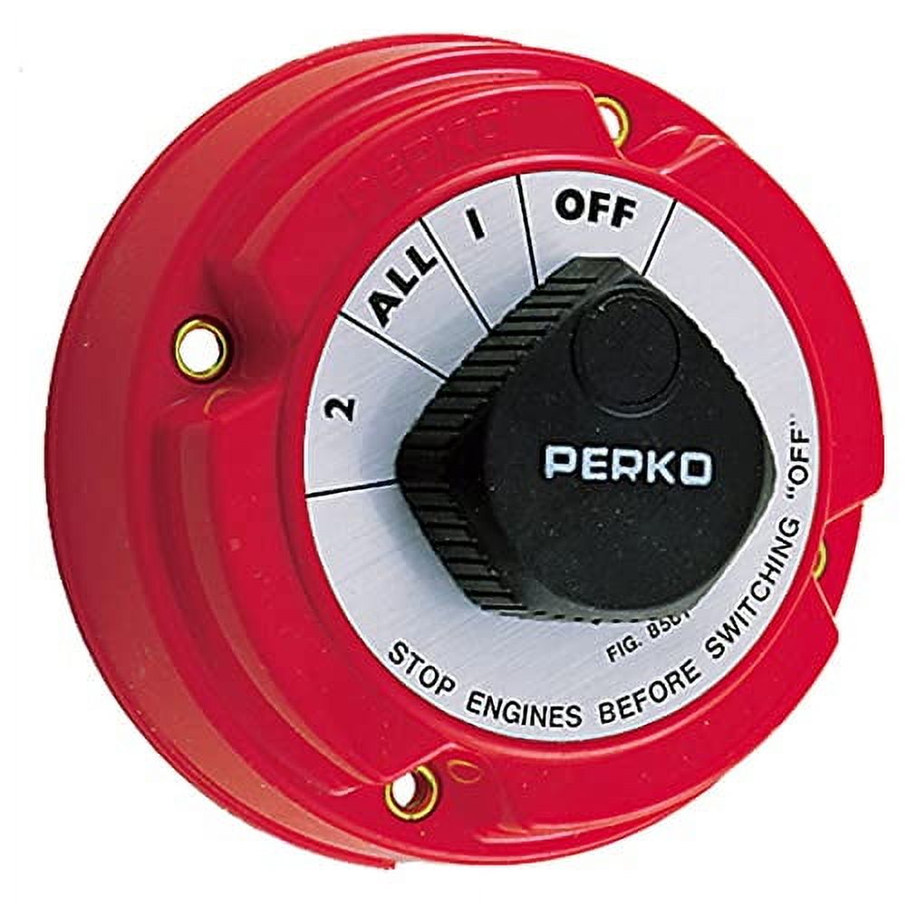 8501DP Medium Duty Battery Selector Switch Red, Small - Walmart.com