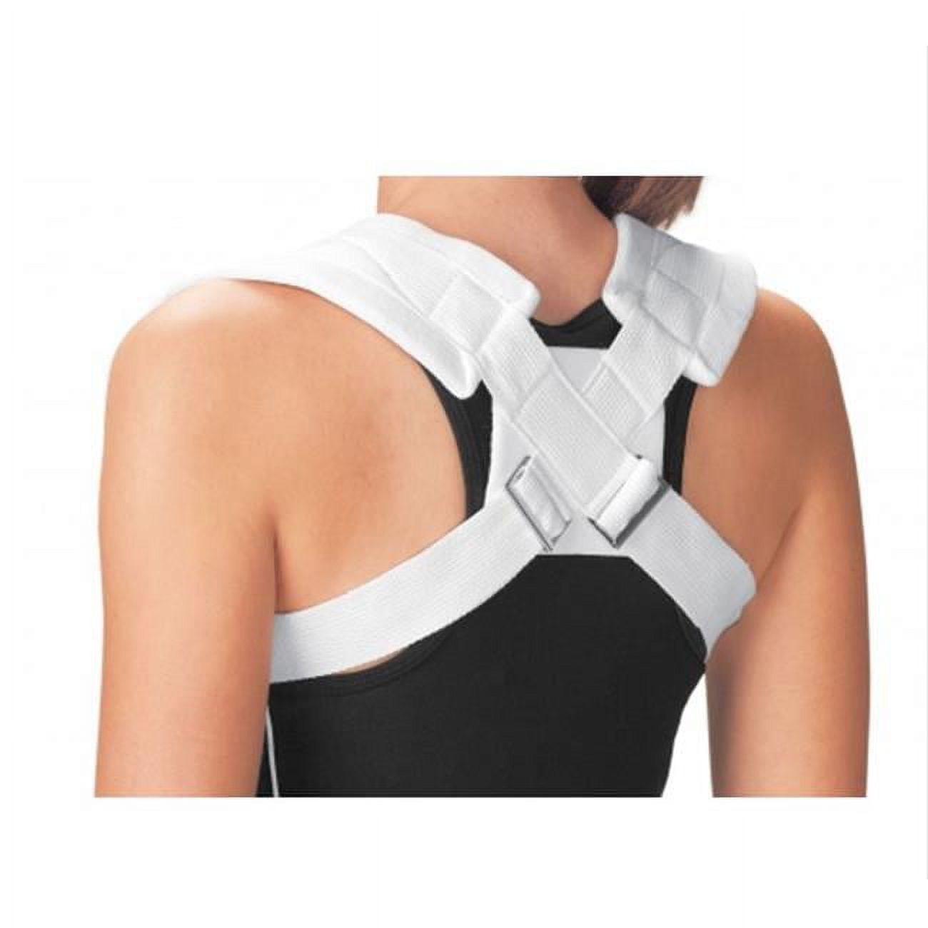85033000 White Procare Clavicle Strap Felt Buckle Closure, Small ...