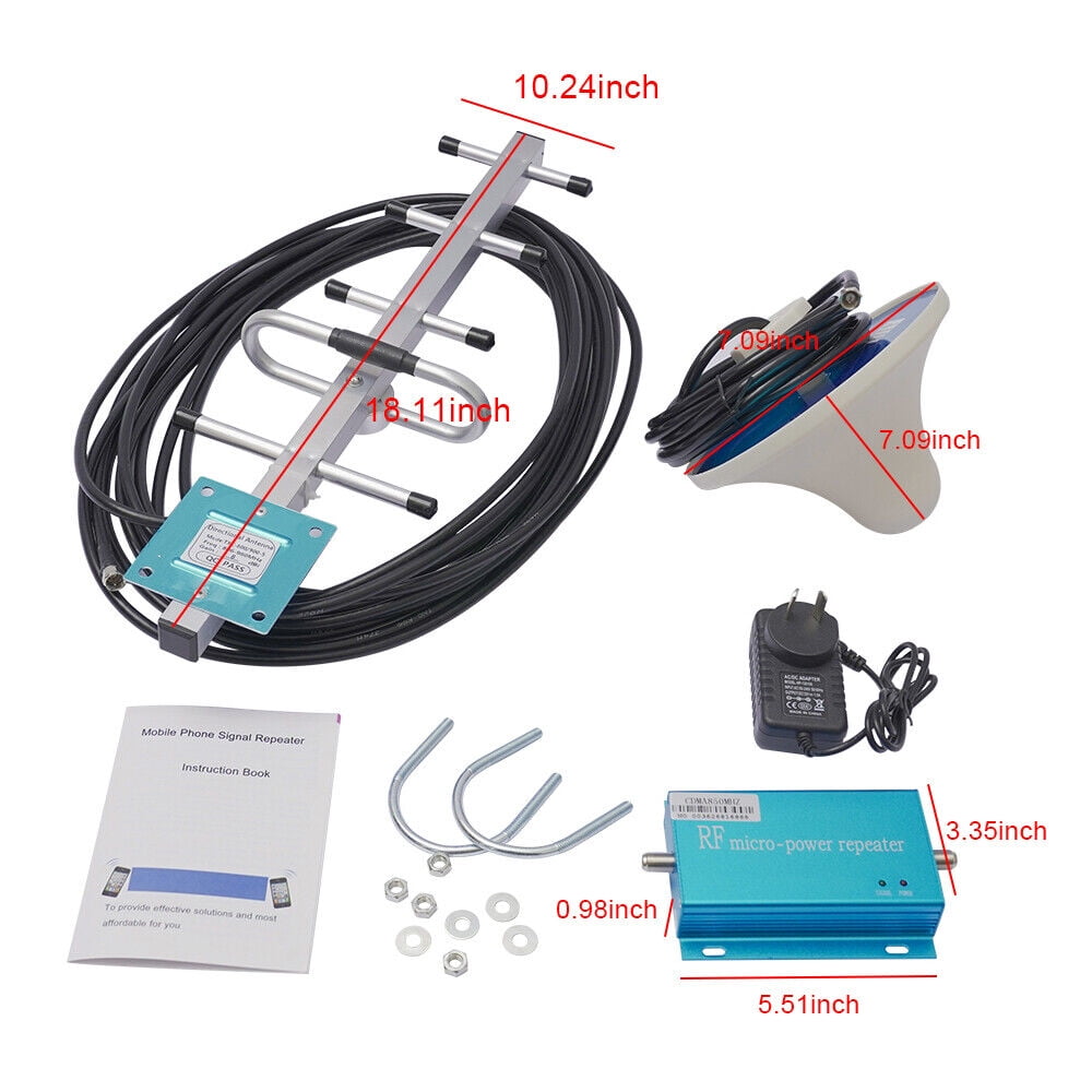 850MHz Repeater Cell Phone Signal Booster Home 3G 4G CDMA Booster ...