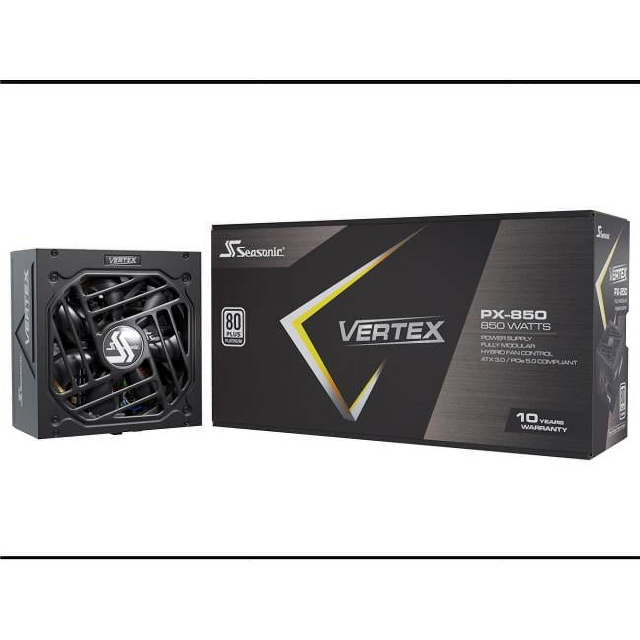 850W 80 Plus Platinum ATX 3.0 PCIe 5.0 Compliant Full Modular Fan ...