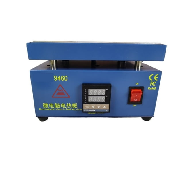 850W 946C Electronic Hot Plate Preheat Preheating Station 200x200mm For ...