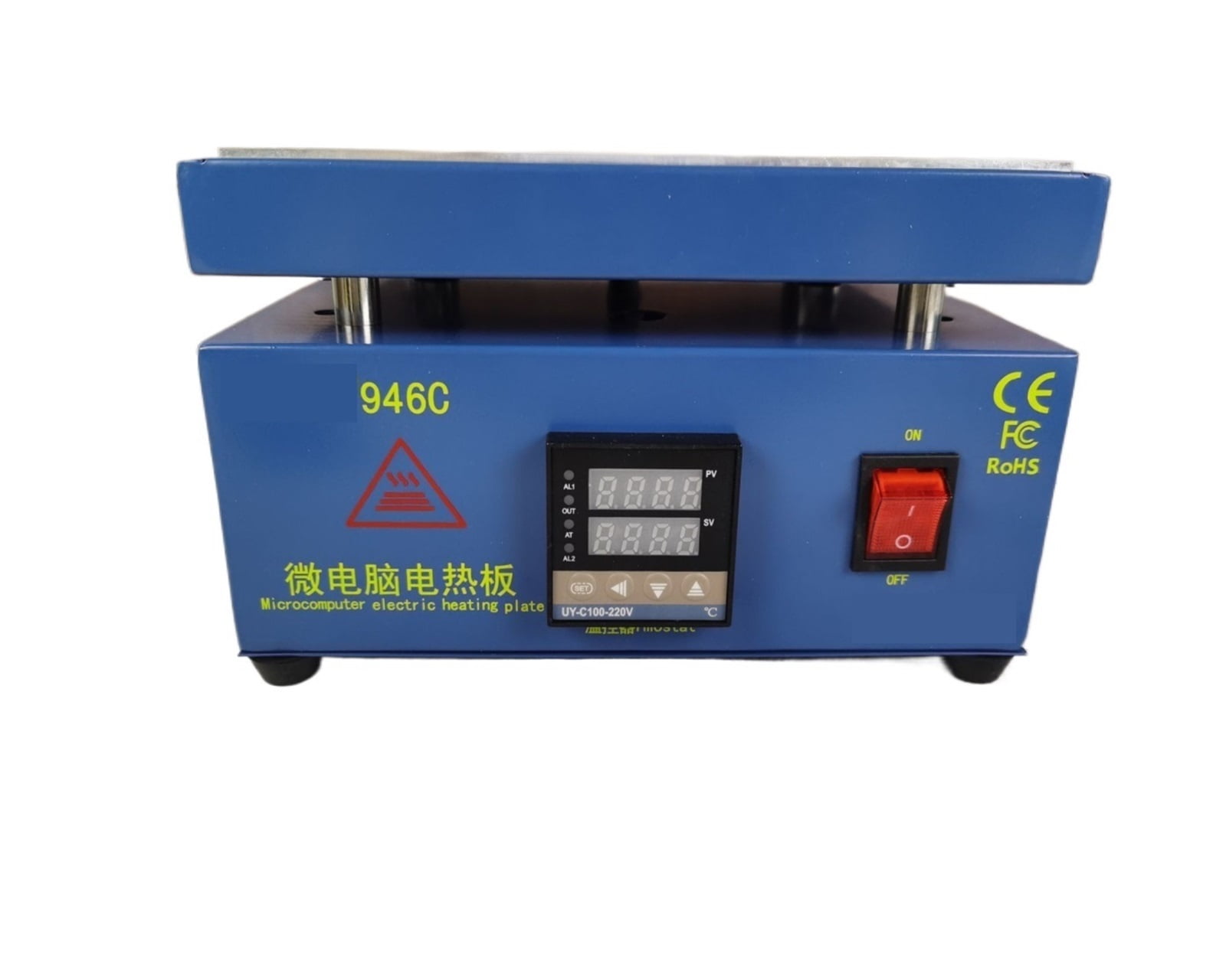 850W 946C Electronic Hot Plate Preheat Preheating Station 200x200mm For ...