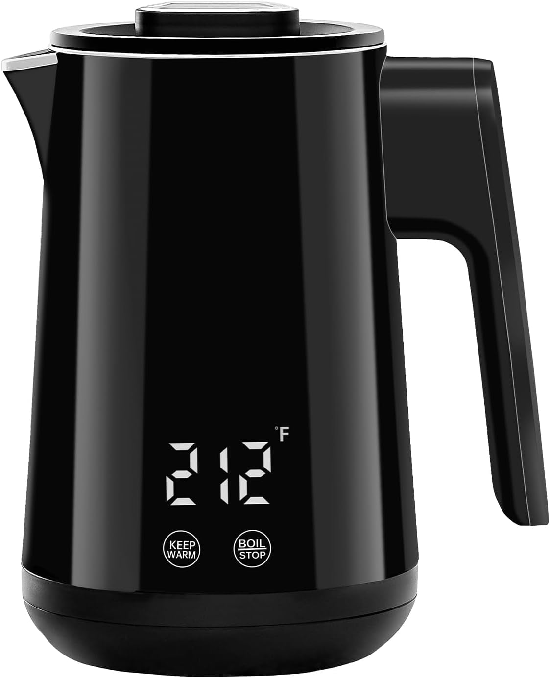850ml Small Electric Kettle Temperature Control,800W Double Wall ...