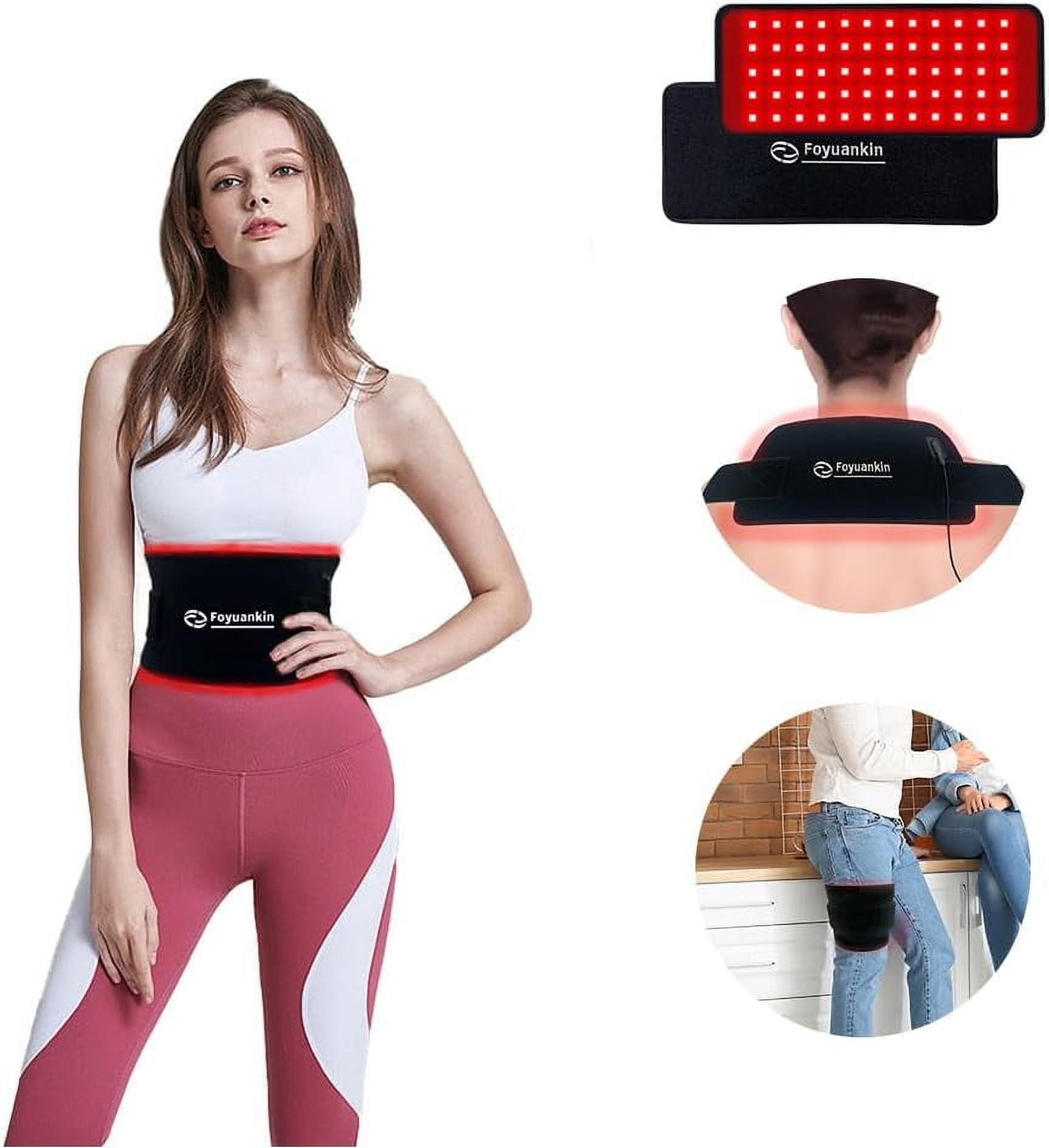 850nm Infrared Light Therapy Belt,660nm Red Light Therapy Device for ...