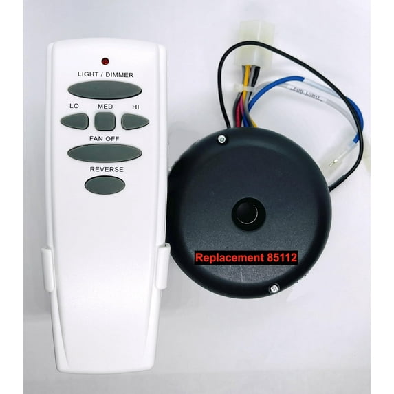 85112 Ceiling Fan Remote Control Replacement Set to replace ...