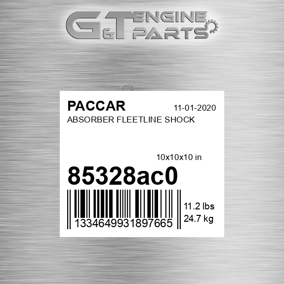 85328AC0 ABSORBER FLEETLINE SHOCK fits Paccar (New OEM) - Walmart.com