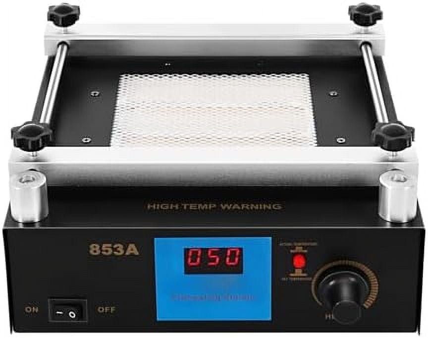 853A 110V 450W SMD BGA Rework Station Preheating Oven Station Hot Plate ...