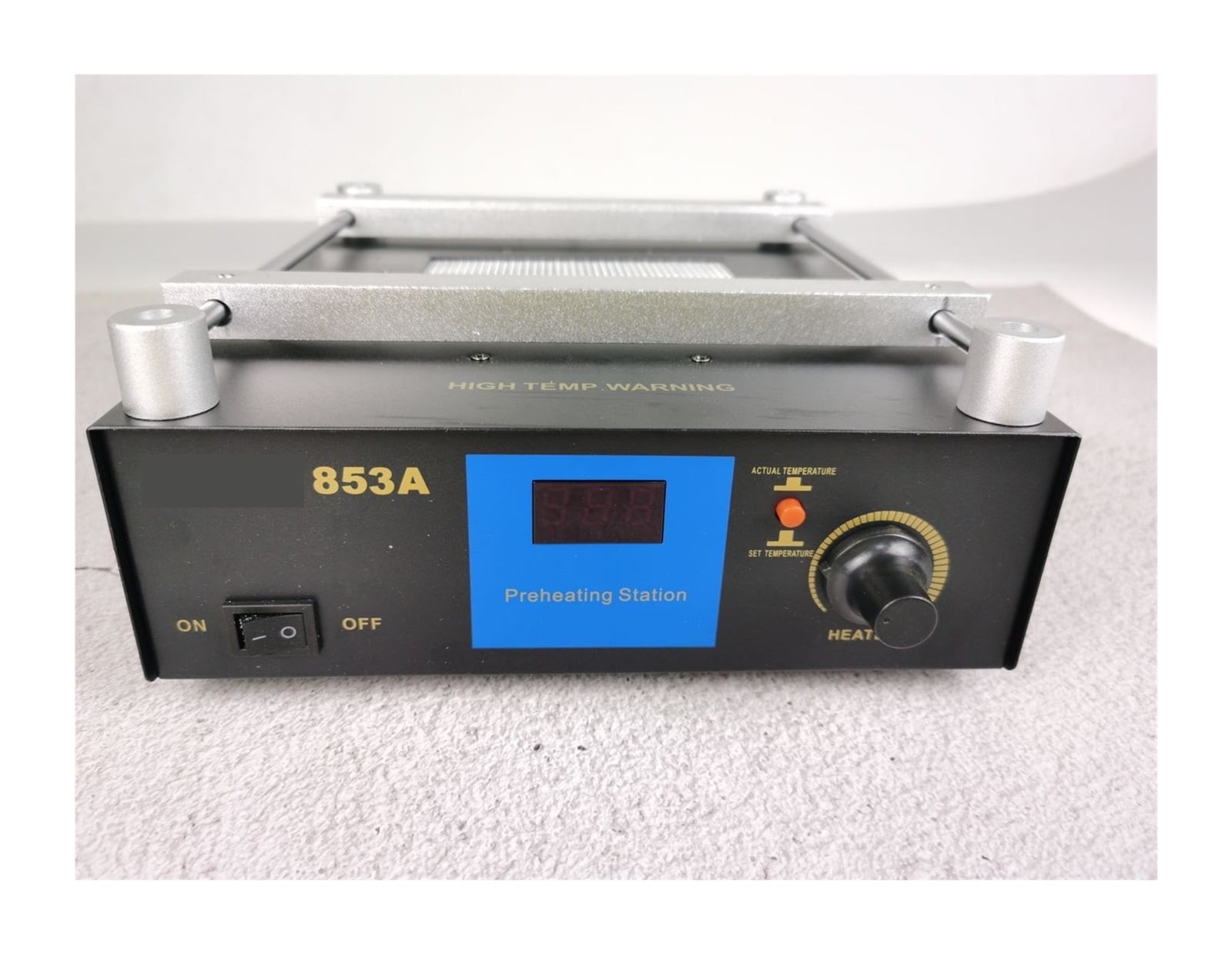 853A 50HZ Digital Preheat Soldering Station High Power ESD BGA Rework Station PCB Desoldering IR ...