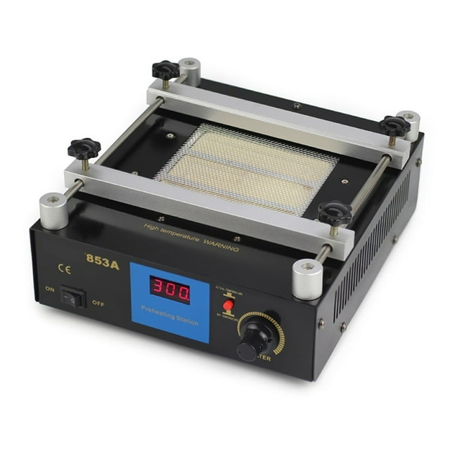 853A ESD BGA Rework Station Digital IR Preheat Station Soldering ...