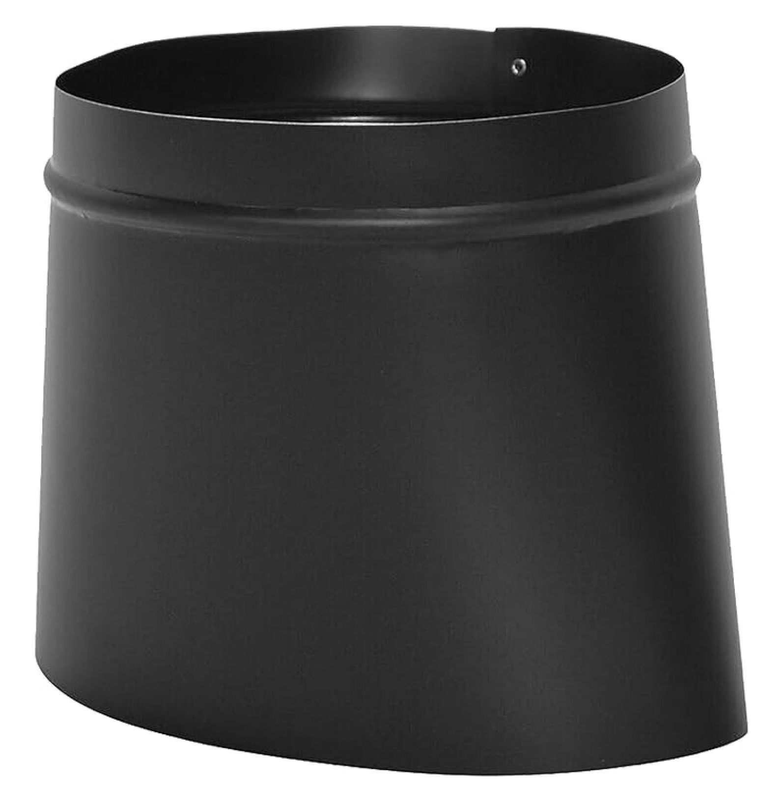 8545485 Stove Pipe Connector - Black Oval to Round Reducer, 1/4 x 9-1/2 ...