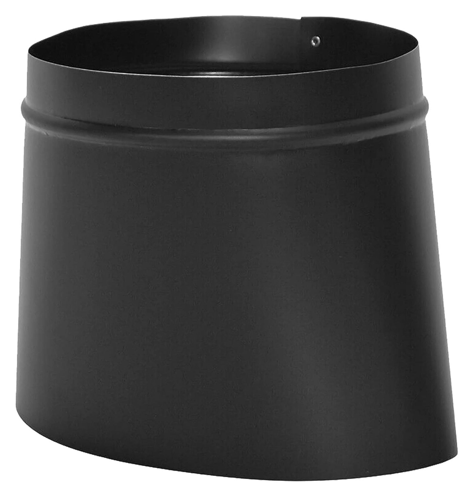 8545485 for BM0039 Stove Pipe Black Oval to Round Connector 1/4 x 9-1/2 ...