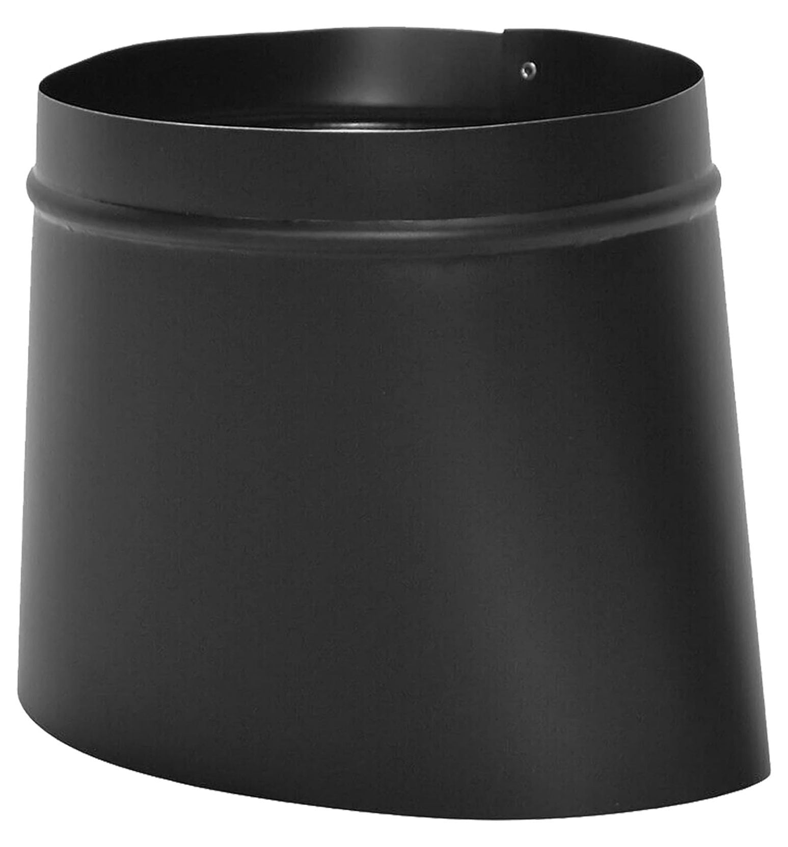 8545485 for BM0039 Stove Pipe Black Oval to Round Connector 1/4 x 9-1/2 ...