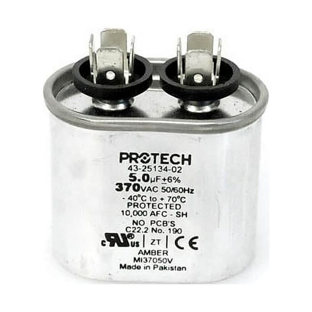 8552-2 - OEM Rheem Upgraded Replacement Oval Run Capacitor 5 uf 370 ...