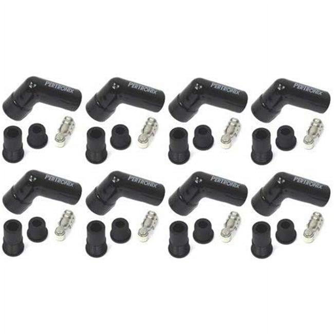 8561HT-8 Black 90 deg Ceramic Spark Plug Boot Kit - Pack of 8 - Walmart.com