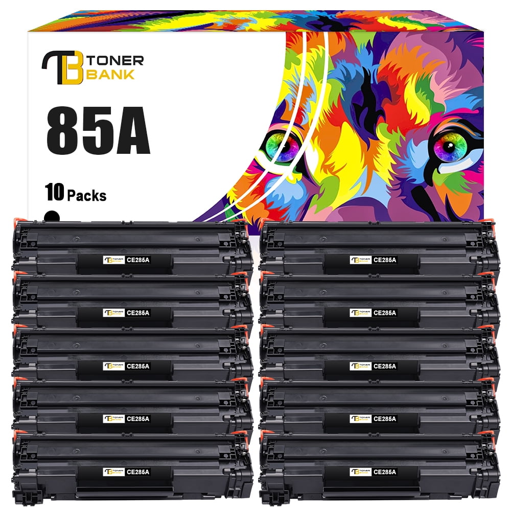 85A CE285A 10 Pack P1102w Toner Cartridge CE285D Compatible Replacement ...