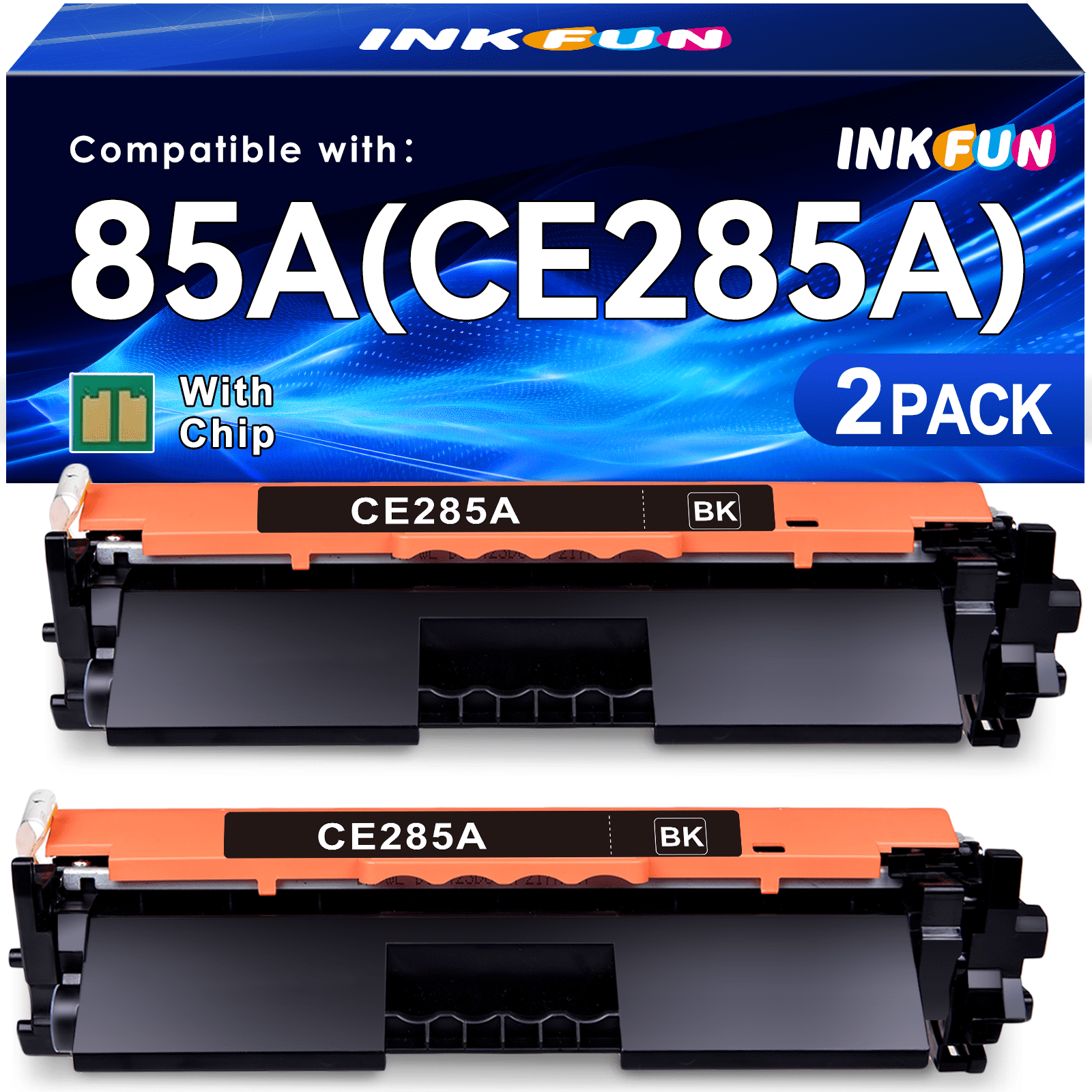 85A CE285A Toner Cartridge Compatible for HP 85A Black Toner Cartridge ...