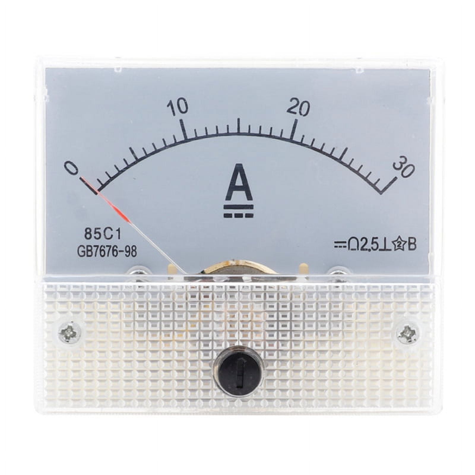 85C1-DC 30A DC Voltmeter Pointer Head Analog Ammeter Panel Meter ...