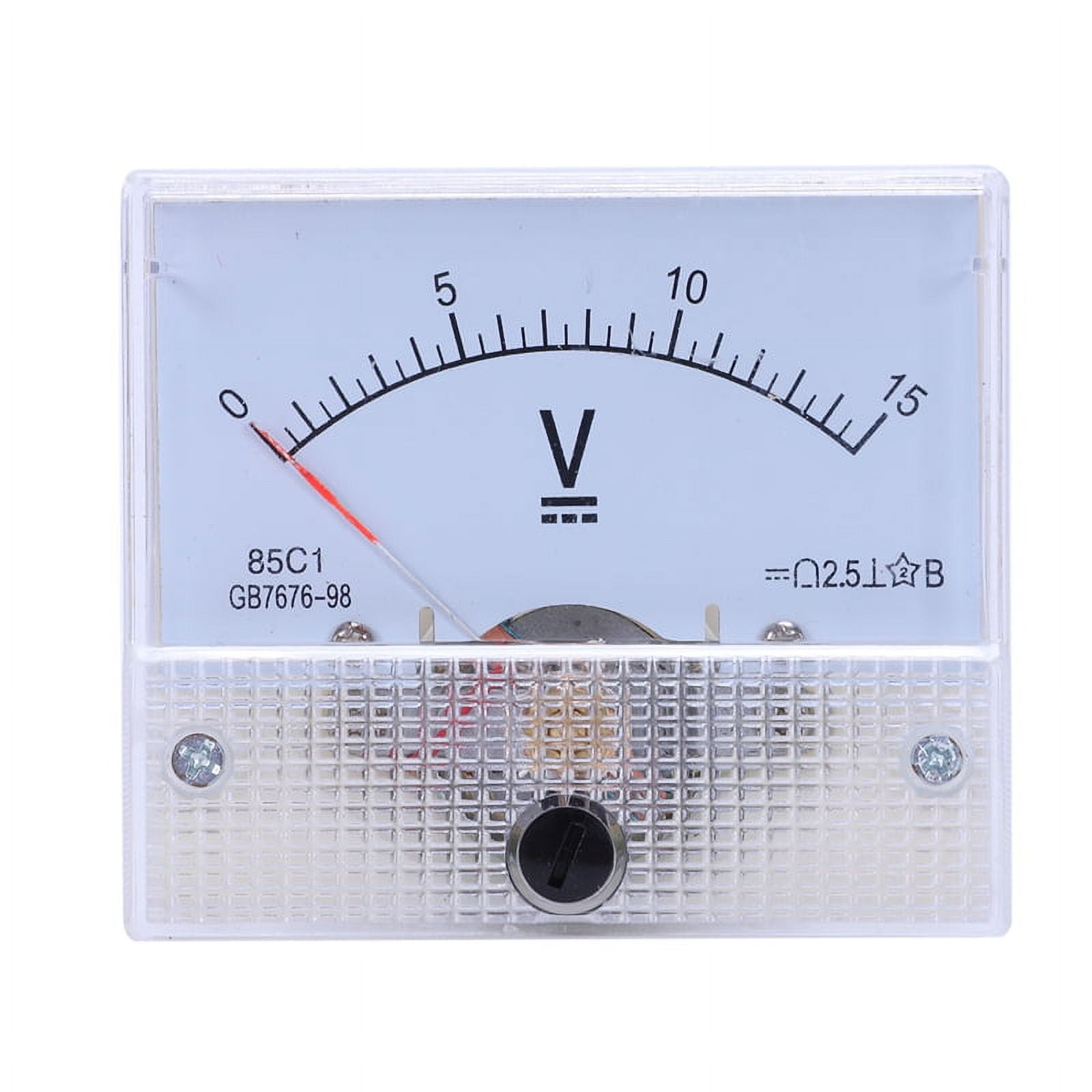 85C1 Fine Tuning Dial Analog Volt Panel Meter Gauge DC 0-15V - Walmart.com