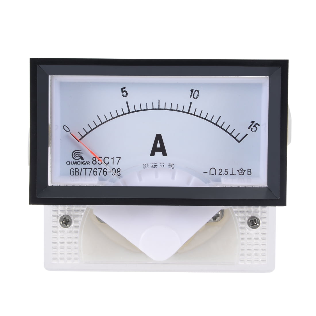 85C17 Analog Current Panel Meter DC 15A Ammeter Ampere Tester Gauge 1 ...