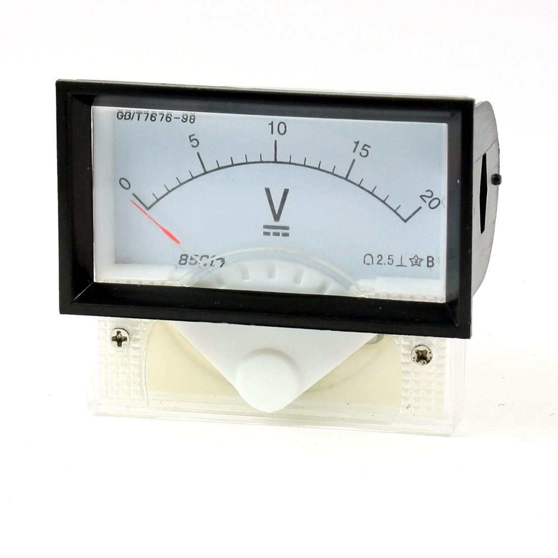 85C17 DC 0-20V 70mm x 40mm Analog Voltage Panel Meter Voltmeter ...