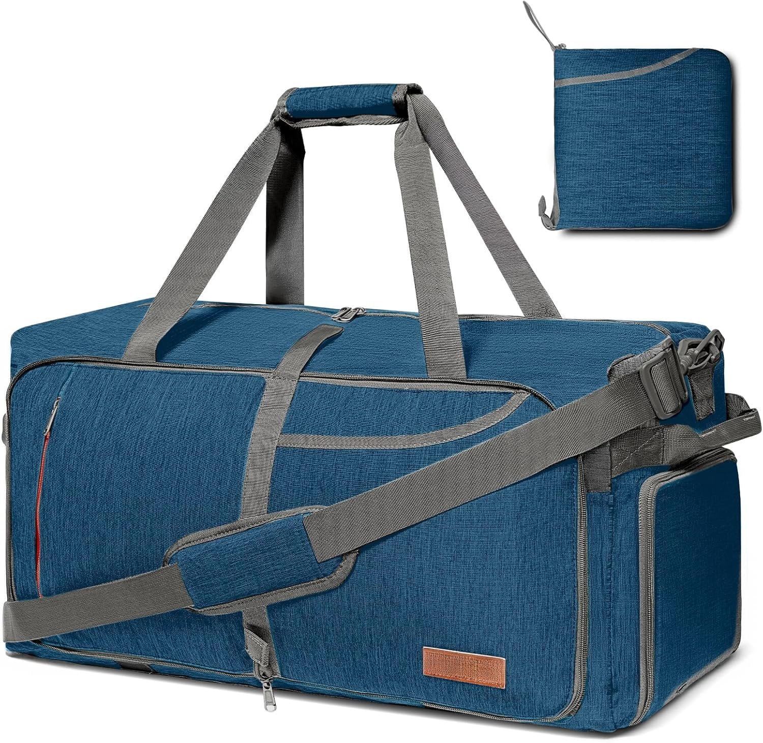 85L Travel Duffel Bag, Foldable Weekender Bag with Shoes Compartment ...