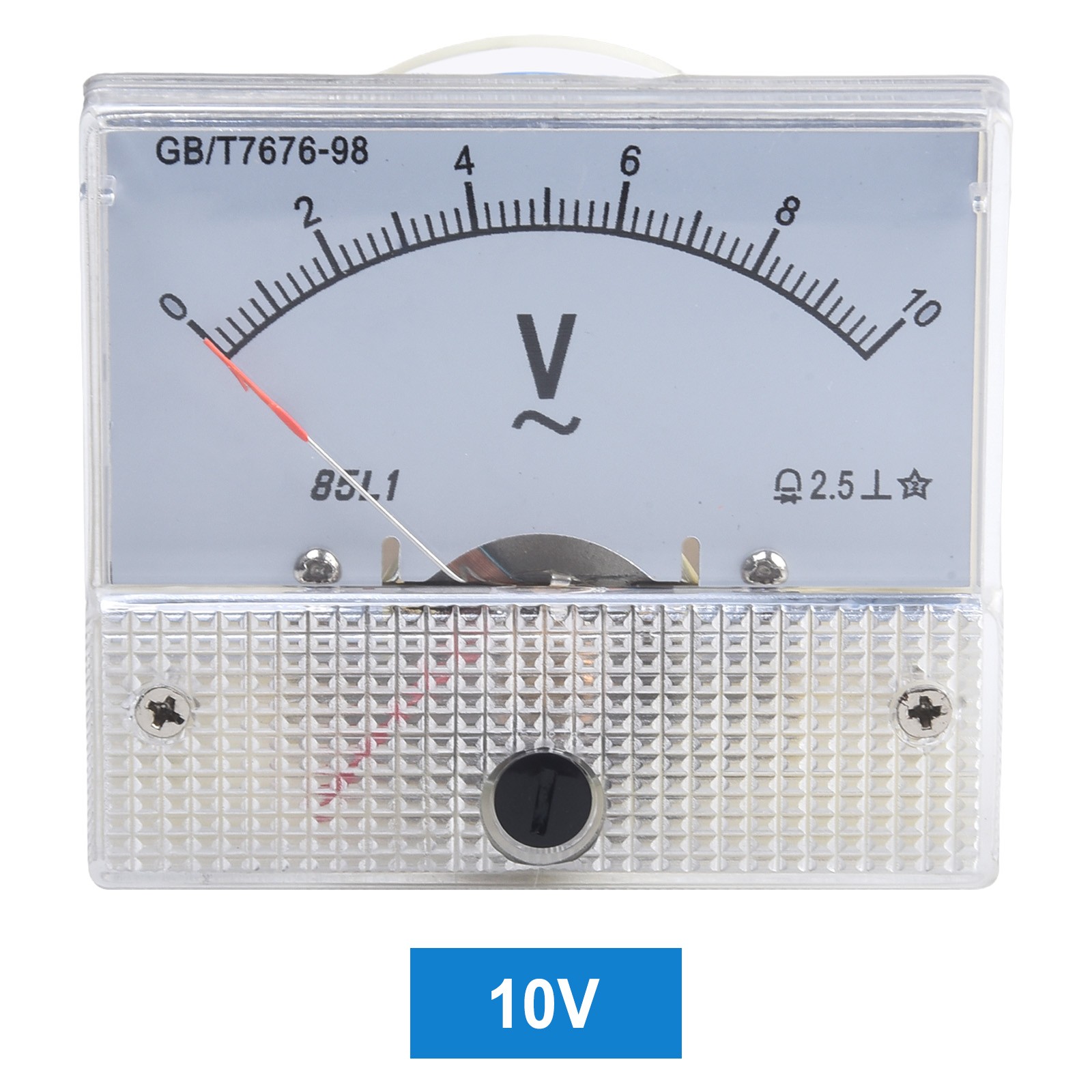 85L1-V Pointer AC Voltmeter Analog Voltmeter Pointer Panel Meter Voltage Meter AC10V - Walmart.com