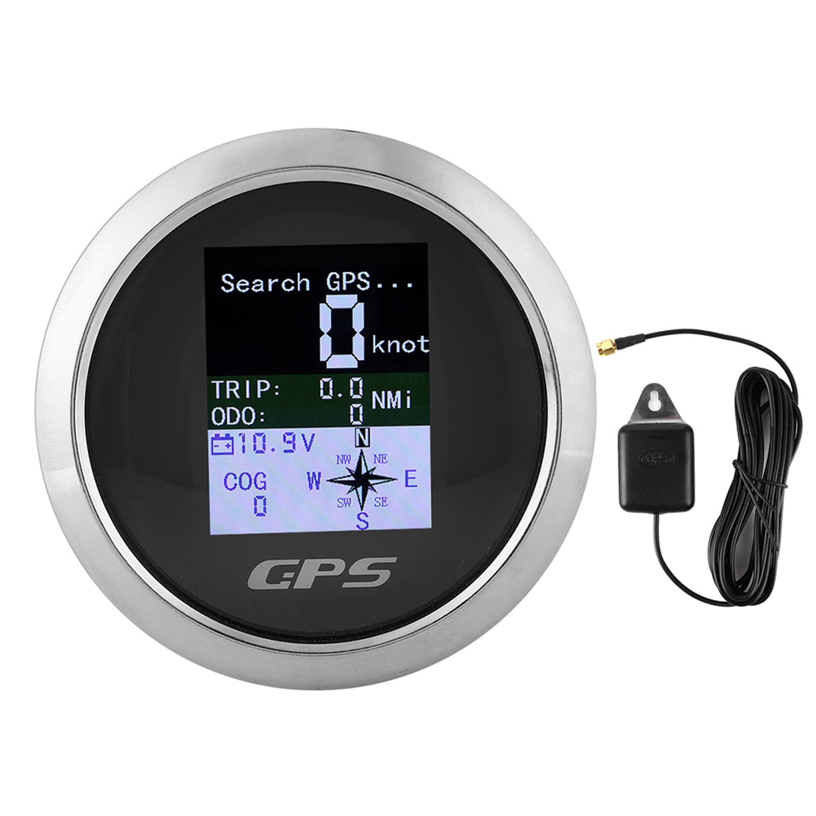 85Mm Speedometer Gps Car Boat Engineer Stainless Waterproof Digital ...