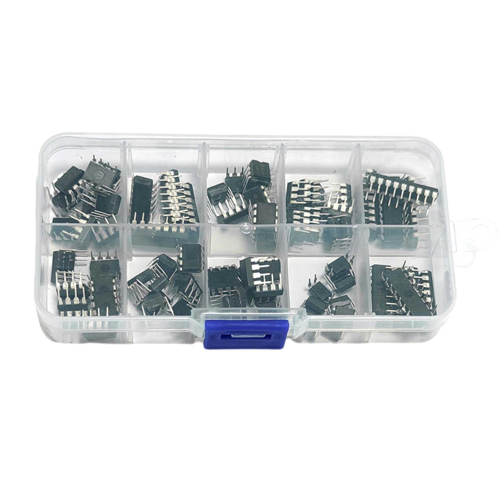 85Pcs Integrated Circuit Chips A 85Pcs 10 Kinds Of Ic Integrated ...