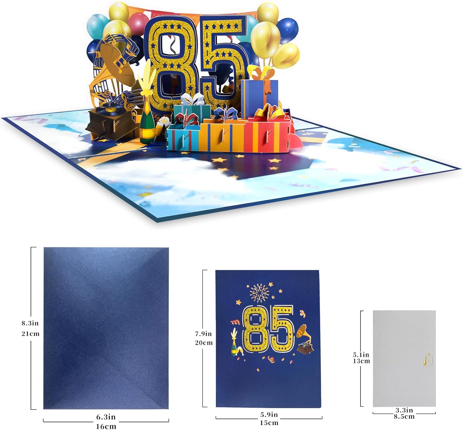 85Th Birthday Party Decorations,85 Years Anniversary Card For Women And Men - Walmart.com