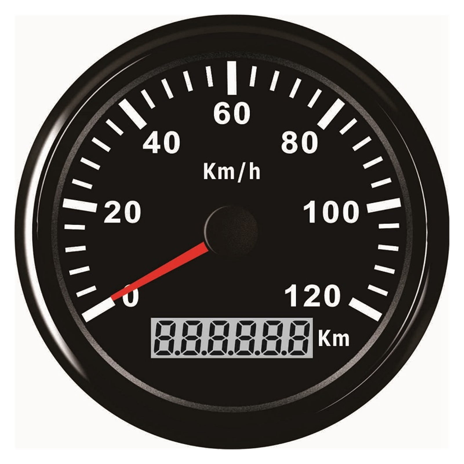 85mm 120KMH Motorcycle Waterproof IP67 GPS Speedometer Odometer Gauge ...