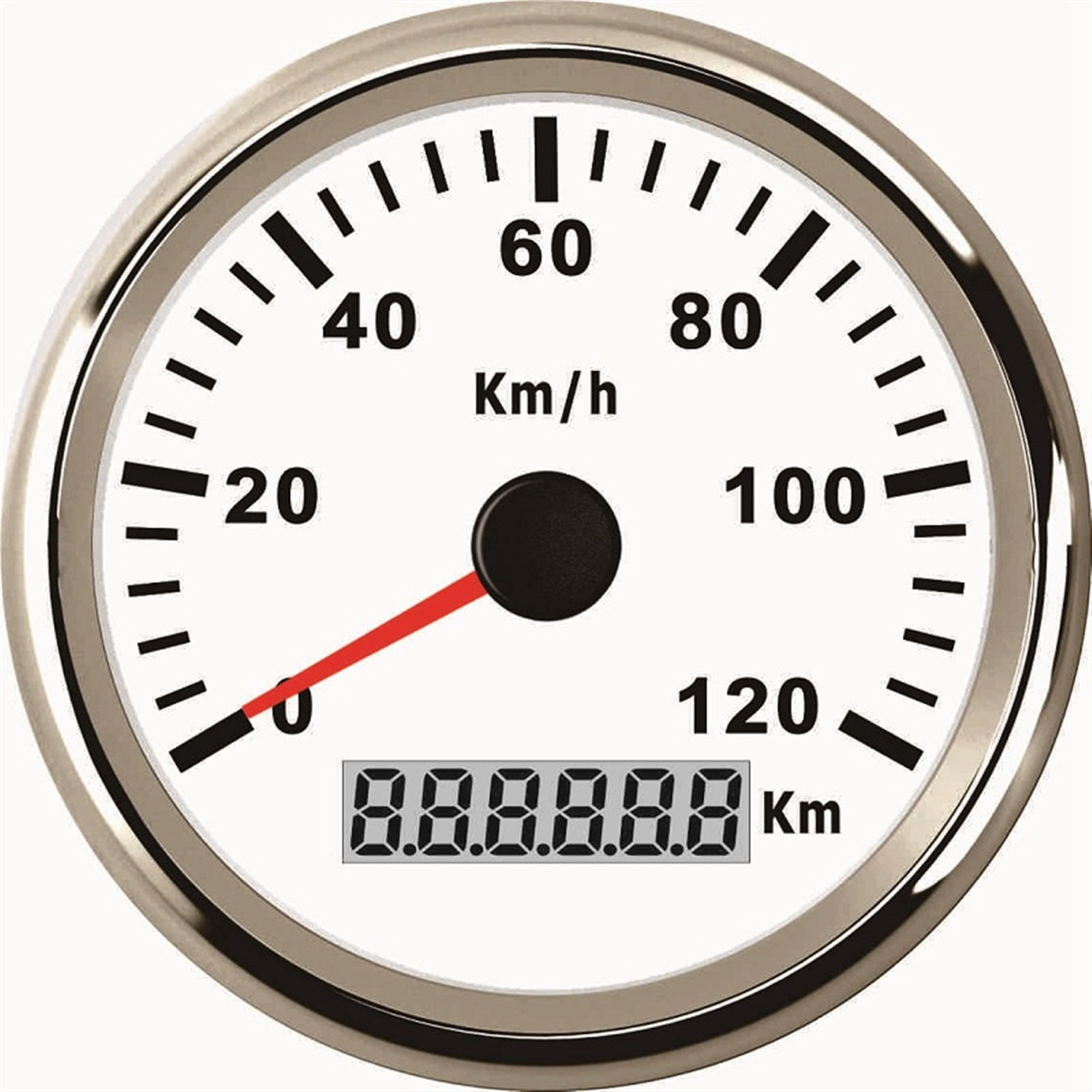 85mm 120KMH Motorcycle Waterproof IP67 GPS Speedometer Odometer Gauge ...