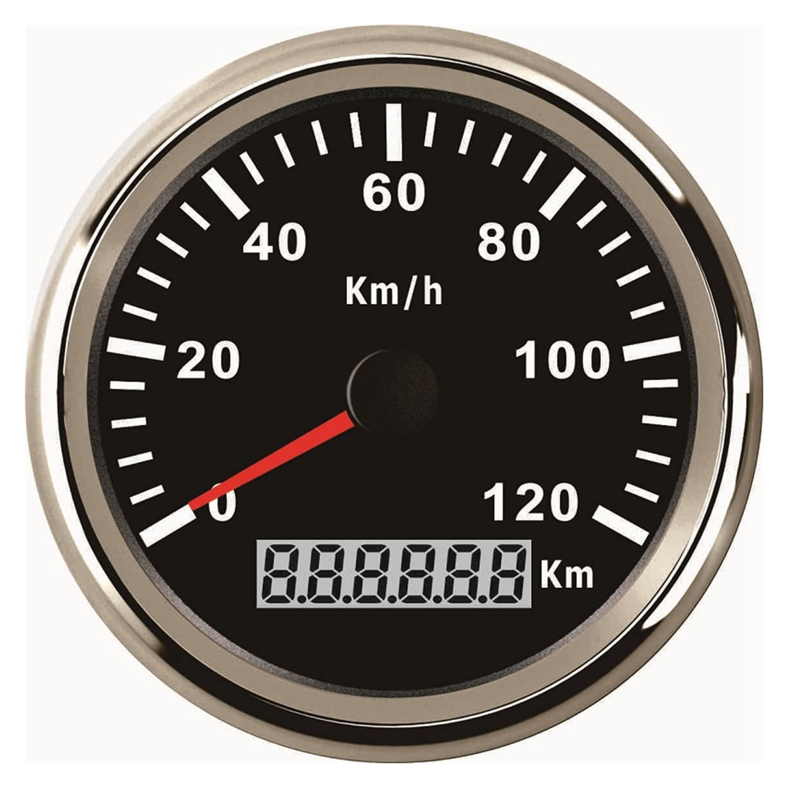 85mm 120KMH Motorcycle Waterproof IP67 GPS Speedometer Odometer Gauge ...