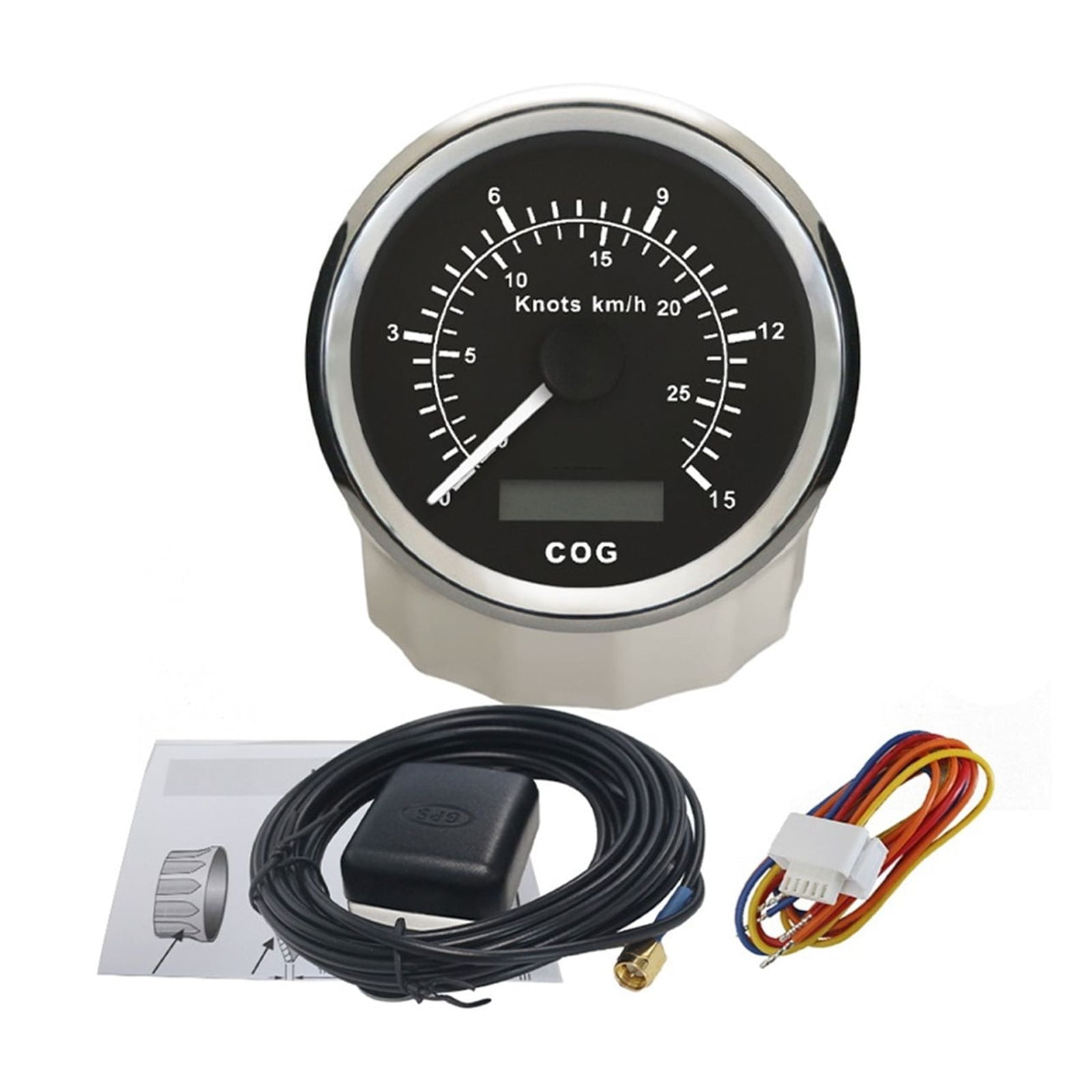 85mm 15Knots 30Knots 60Knots Universal GPS Speedometer For Trailer ...